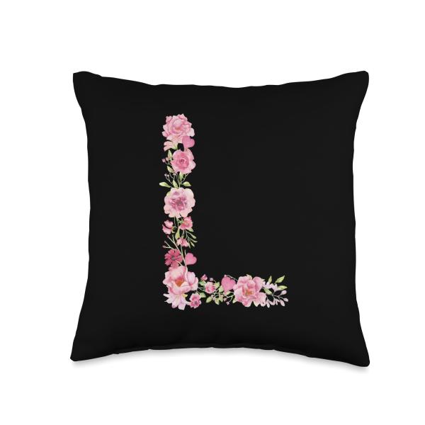 ・If your initial of name is the letter "L" then this floral monogrammed design is exactly for you! Express your personal...