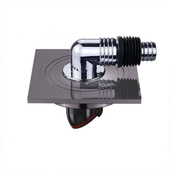 ・1. Material: Made of all-copper, the weight and thickness of the floor drain are increased, making it more sturdy and d...