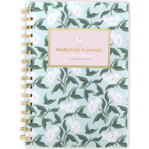 ・The Savanna Blooms design features beautiful florals and pops of greens, pinks and blues. This weekly monthly planner c...