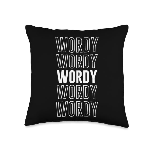 ・This says the word "Wordy".・This design says the word "Wordy" and puts emphasis on Wordy in the middle of the design.・1...