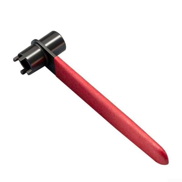 ・Dual-Head Design: This 2-in-1 wrench combines a four-claw end (~18mm) and a 16mm hex socket for versatile angle grinder...