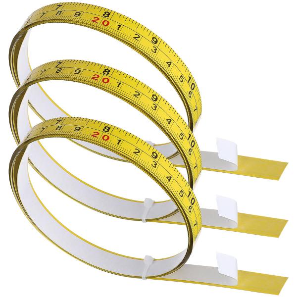 ・Stick measuring tape--there are two different scales with large, clear markings for easy reading,self adhesive measurin...