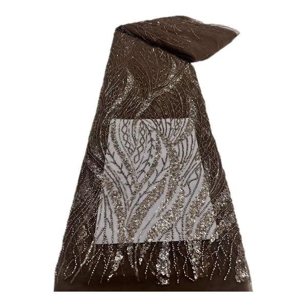 ・【DYNAMIC FLOW LINE PATTERN】- Features a "Flow line" where "Tube beads" are arranged in fluid curves. This creates a "Dy...