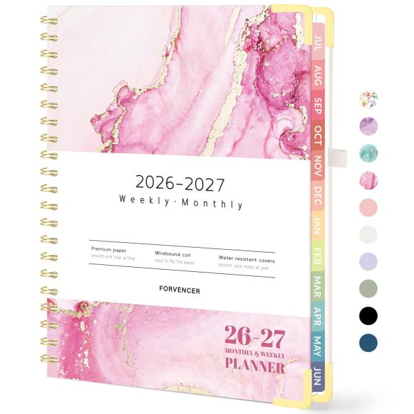 ・2026 - 2027 Academic Planner: Come with 12 months (July 2026 - June 2027) of monthly and weekly pages, plus 3 additiona...