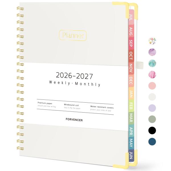・2026 - 2027 Academic Planner: Come with 12 months (July 2026 - June 2027) of monthly and weekly pages, plus 3 additiona...