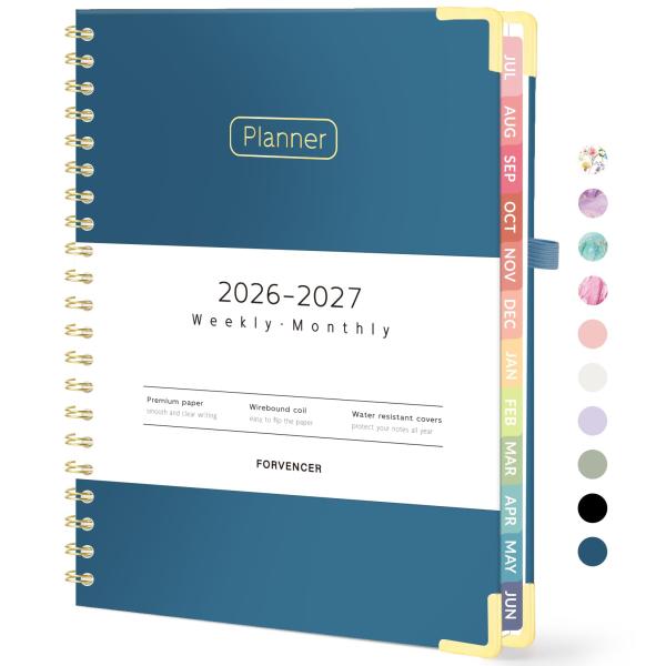 ・2026 - 2027 Academic Planner: Come with 12 months (July 2026 - June 2027) of monthly and weekly pages, plus 3 additiona...