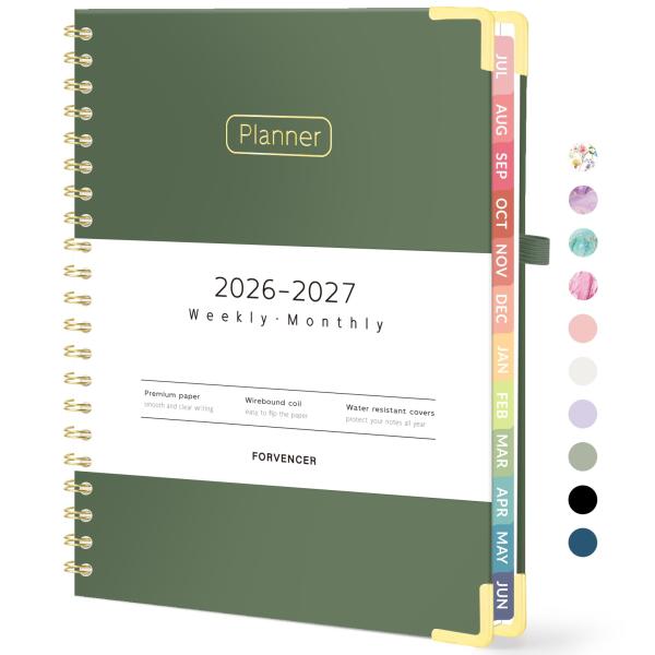 ・2026 - 2027 Academic Planner: Come with 12 months (July 2026 - June 2027) of monthly and weekly pages, plus 3 additiona...