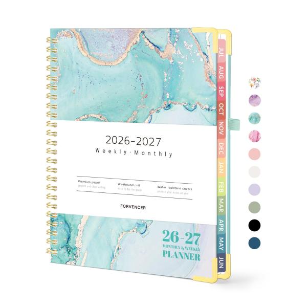 ・2026 - 2027 Academic Planner: Come with 12 months (July 2026 - June 2027) of monthly and weekly pages, plus 3 additiona...
