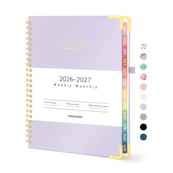 ・2026 - 2027 Academic Planner: Come with 12 months (July 2026 - June 2027) of monthly and weekly pages, plus 3 additiona...