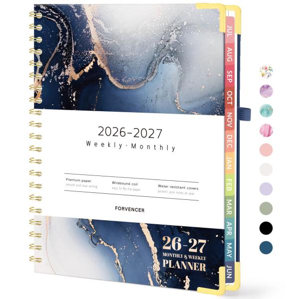 ・2026 - 2027 Academic Planner: Come with 12 months (July 2026 - June 2027) of monthly and weekly pages, plus 3 additiona...