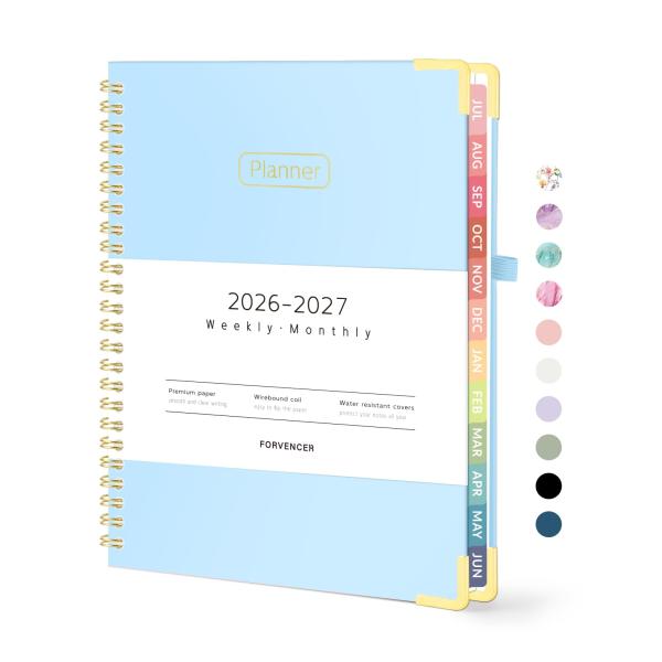 ・2026 - 2027 Academic Planner: Come with 12 months (July 2026 - June 2027) of monthly and weekly pages, plus 3 additiona...
