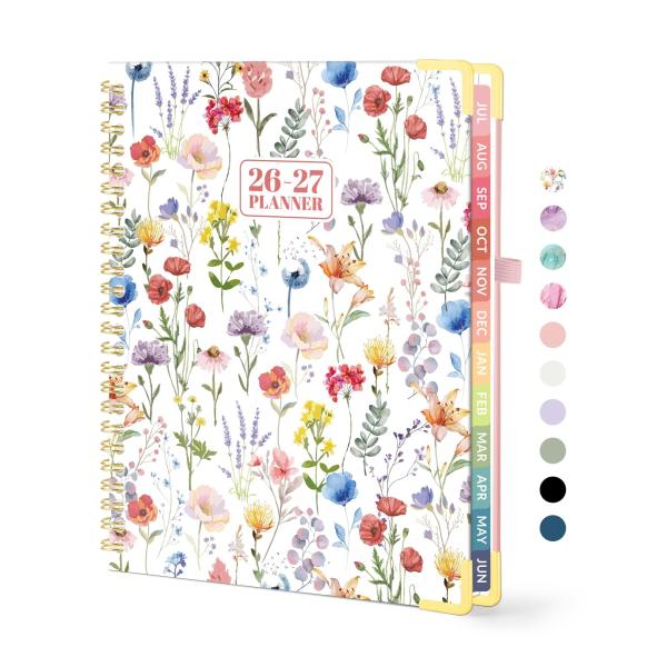 ・2026 - 2027 Academic Planner: Come with 12 months (July 2026 - June 2027) of monthly and weekly pages, plus 3 additiona...