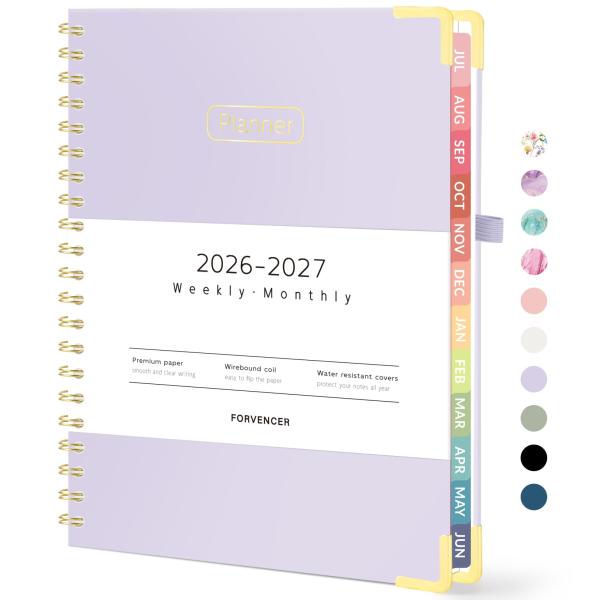 ・2026 - 2027 Academic Planner: Come with 12 months (July 2026 - June 2027) of monthly and weekly pages, plus 3 additiona...