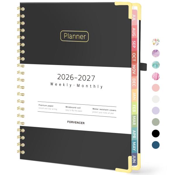 ・2026 - 2027 Academic Planner: Come with 12 months (July 2026 - June 2027) of monthly and weekly pages, plus 3 additiona...