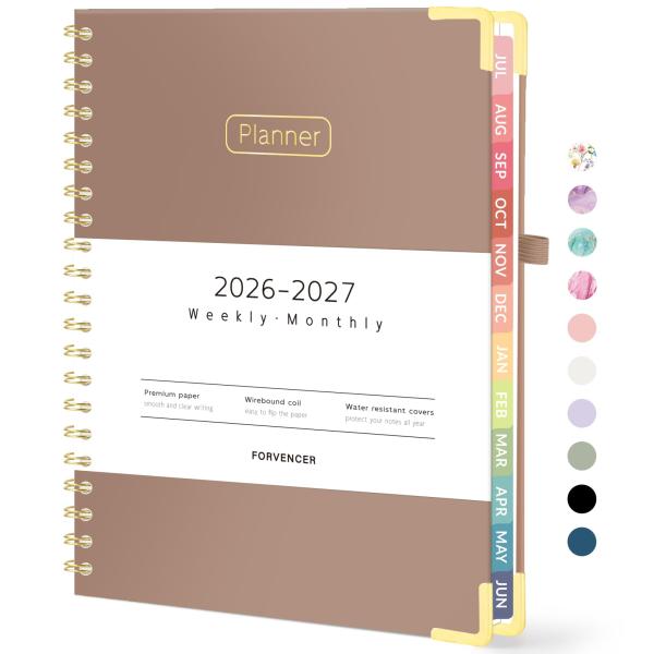 ・2026 - 2027 Academic Planner: Come with 12 months (July 2026 - June 2027) of monthly and weekly pages, plus 3 additiona...