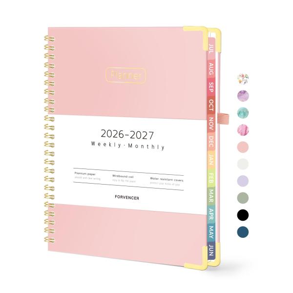 ・2026 - 2027 Academic Planner: Come with 12 months (July 2026 - June 2027) of monthly and weekly pages, plus 3 additiona...