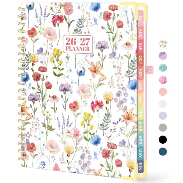 ・2026 - 2027 Academic Planner: Come with 12 months (July 2026 - June 2027) of monthly and weekly pages, plus 3 additiona...
