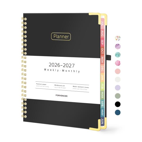 ・2026 - 2027 Academic Planner: Come with 12 months (July 2026 - June 2027) of monthly and weekly pages, plus 3 additiona...