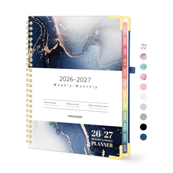 ・2026 - 2027 Academic Planner: Come with 12 months (July 2026 - June 2027) of monthly and weekly pages, plus 3 additiona...