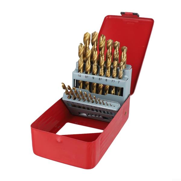 ・[DIVERSE SIZE RANGE AVAILABLE] Offering options of 13, 19, or 25 drill bits ranging from 1mm to 13mm ensures that you a...