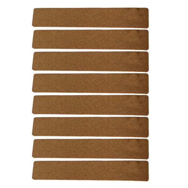 ・adhesive backing, easy to attach on smooth surfaces, such as wall, door・Package includes 8Pieces Long Adhesive Corkboar...