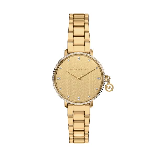 ・A bestselling favorite gets a fresh update in a scaled-down 32mm silhouette. Featuring Michael's very first MK2000 logo...