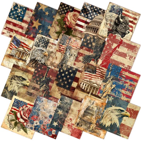 ・4Th of July Theme: the sewing fabric comes in mainly red, white, blue colors and is printed with 20 different patriotic...