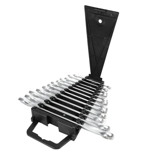 ・High-Strength Chrome-Vanadium Steel Construction: This double headed wrench set is forged from premium chrome-vanadium ...