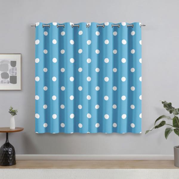 ・Polka Dot Home Decor: These window curtains feature vibrant printed patterns and unconventional designs that can instan...