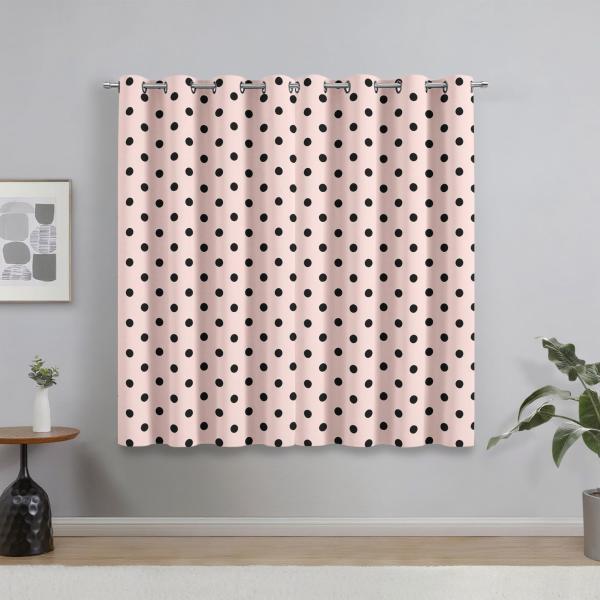 ・Polka Dot Home Decor: These window curtains feature vibrant printed patterns and unconventional designs that can instan...