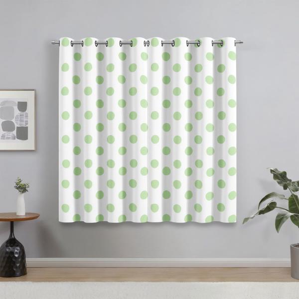 ・Polka Dot Home Decor: These window curtains feature vibrant printed patterns and unconventional designs that can instan...