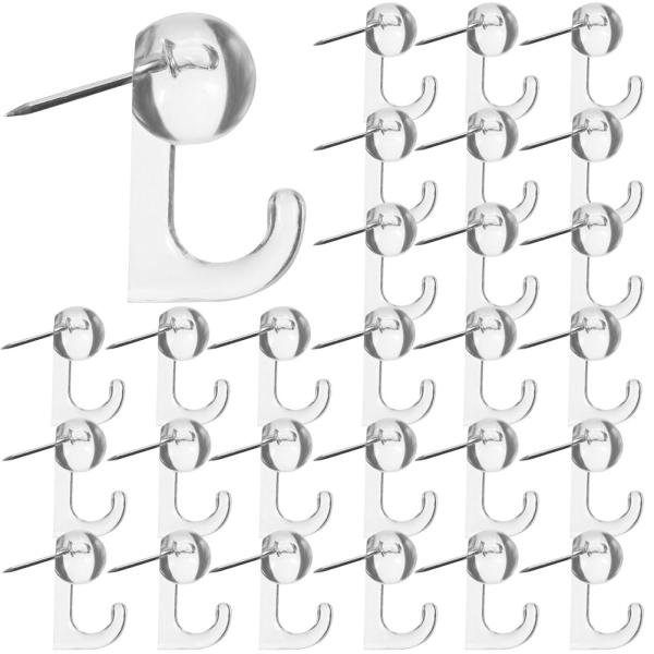 ・Wall pin--these thumb tacks very convenient to use, which can fix the item with a light push, saving you time no additi...