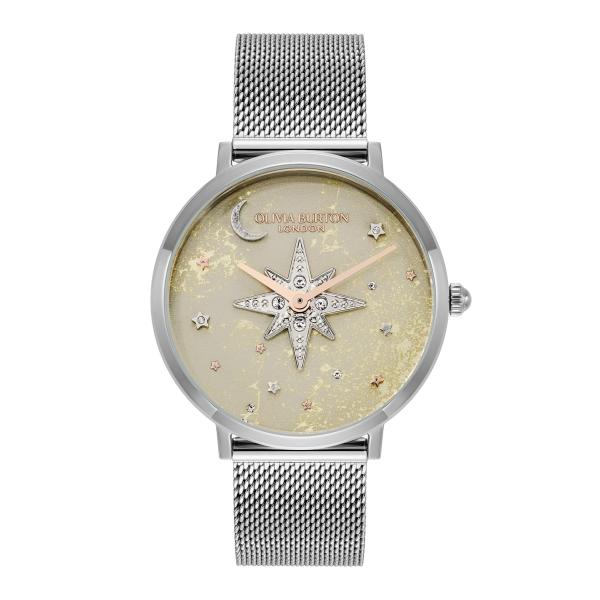・Our best-selling Celestial Nova gets a classic update with fresh white dial and silver-tone mesh strap. It's complete w...