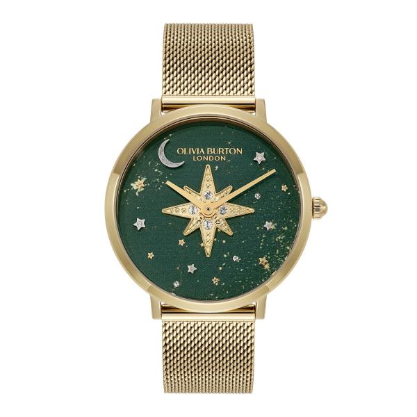 ・Our best-selling Celestial Nova gets a classic update with Forest Green dial and gold-tone mesh strap. It's complete wi...