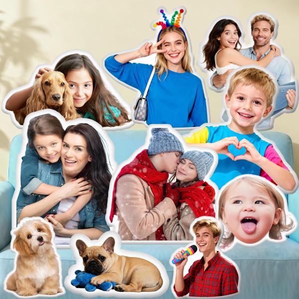 ・Personalized Stuffed Pillows - Custom pet pillows personalized pillows with picture.It is a cute and unique gift made o...