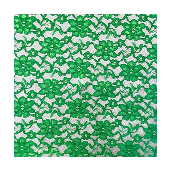 ・French Floral Raschel Lace Fabric - Intricate floral lace design with a classic woven structure suitable for formal and...
