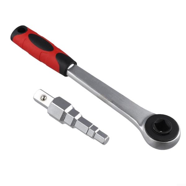 ・【Quality Carbon Steel Construction】Made from carbon steel, this radiator ratchet spanner ensures durability and long-la...