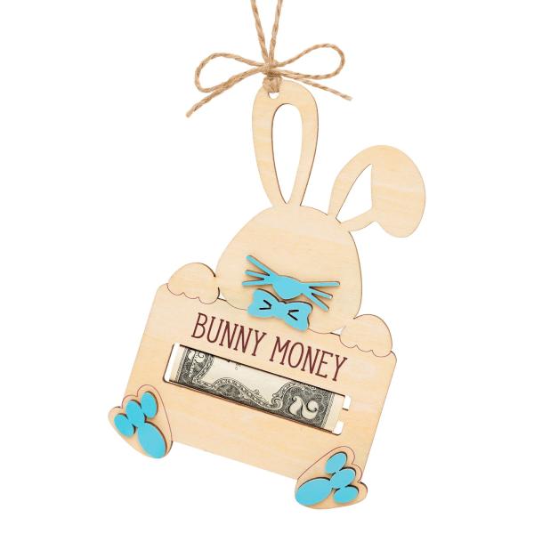 ・? Adorable Bunny Money Holder for Easter This cute "Bunny Money" wooden holder is a fun and creative way to gift cash f...