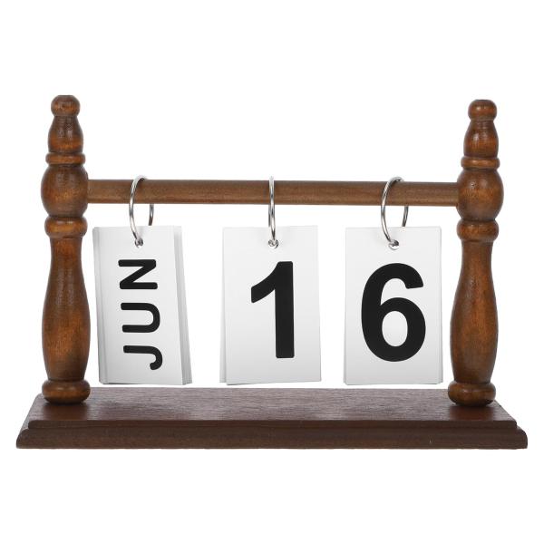 ・Creative design: unique flip calendar adds creativity and artistic atmosphere to your home,perpetual calendars,daily de...