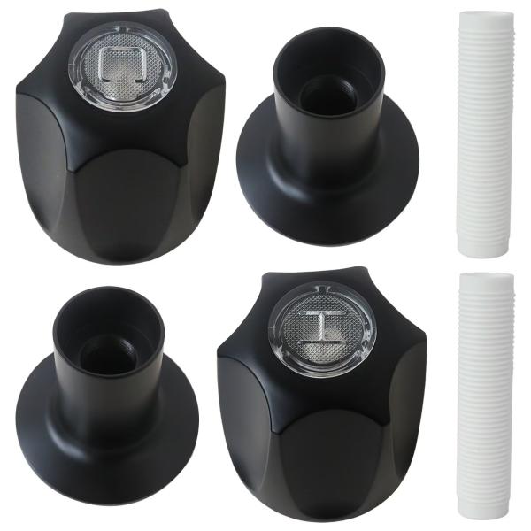・Fitment: YTXXDEUS 2 Piece Shower Knob Replacement, Fits for Price Pfister Verve and Bathtub Shower Faucet Handle (Matte...