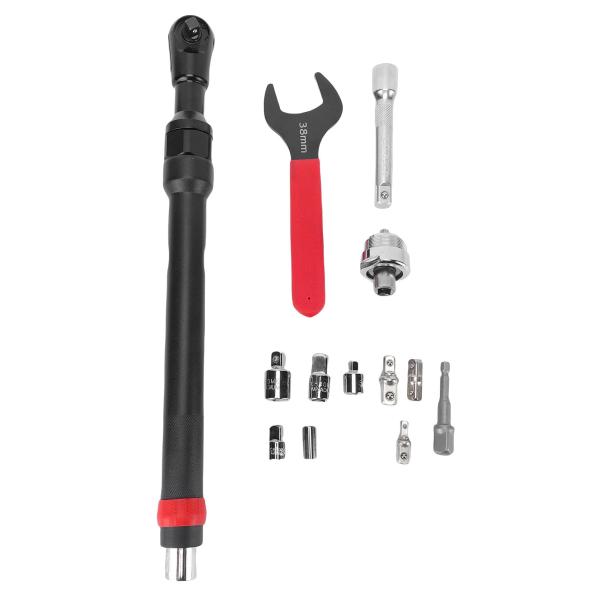 ・[Quick Switch Functionality] This offset extension wrench allows for switching between tightening and loosening without...