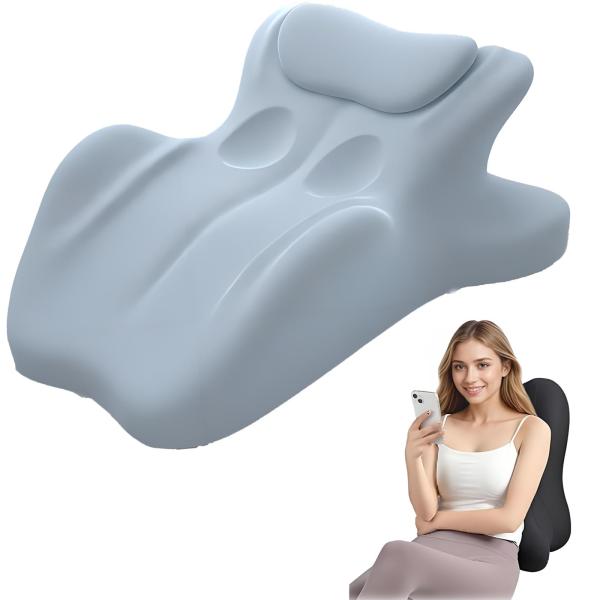 ・[27° Incline Alignment]：Engineered at the optimal 27 degree wedge pillow angle, this ergonomic pillow provides perfect ...
