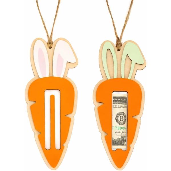・? Adorable Bunny Money Holder for Easter This cute "Bunny Money" wooden holder is a fun and creative way to gift cash f...