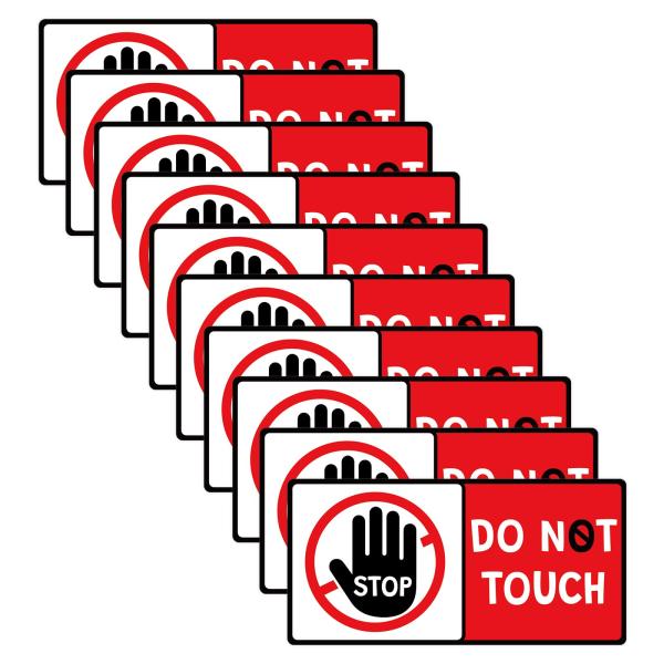 ・Size: Enhance safety with our 10-piece set, 4 x 2 in（10.2 x 5 cm）, decals for optimal placement and visibility. Our dec...