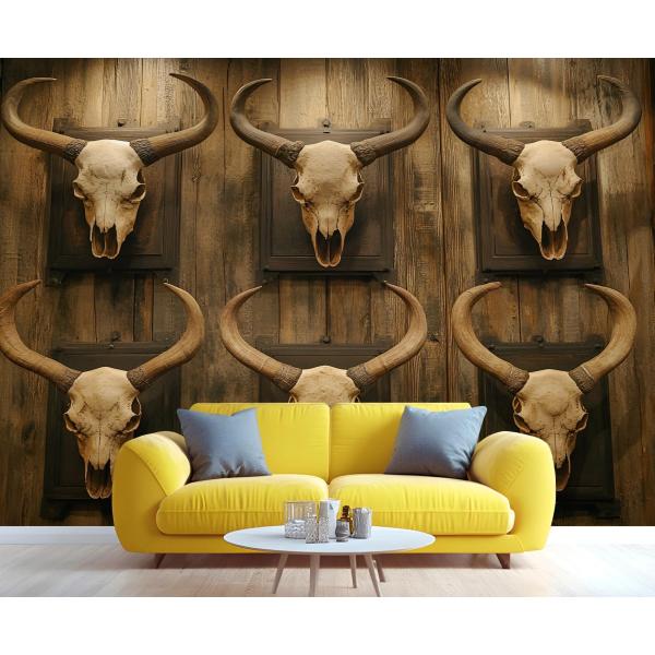 ・Mural Size: The overall size of the mural is 98.4"W x 68.9"H. This mural wallpaper is cut into 5 pieces for easy instal...