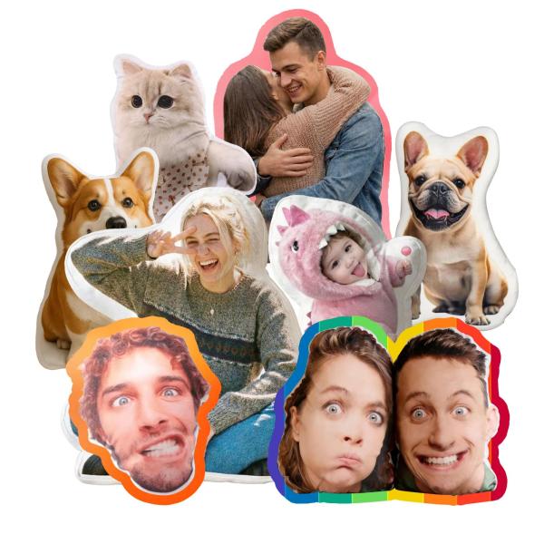 ・【????? ＆ ??? ?????? ????? ?????????????】 This custom pillow turns your cherished pictures of family, friends, lovers or...