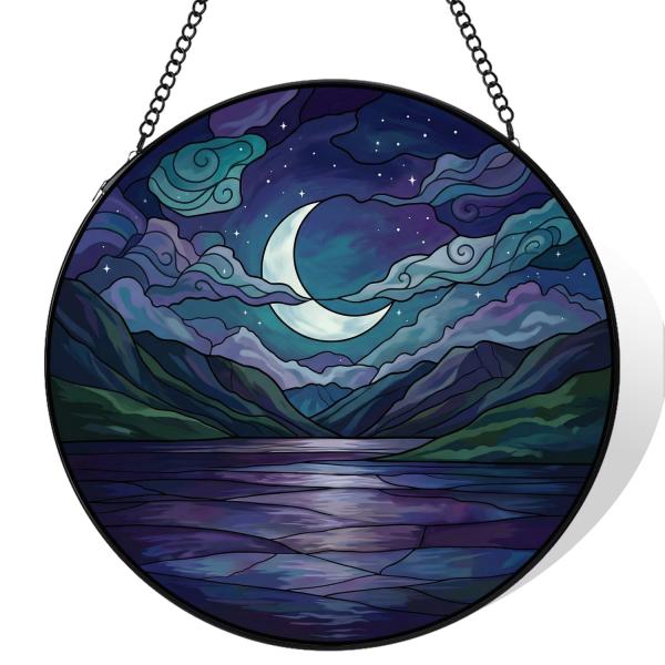 ・Intricate Artistic Design: The design of each hand-painted window suncatcher is a unique work of art with high ornament...