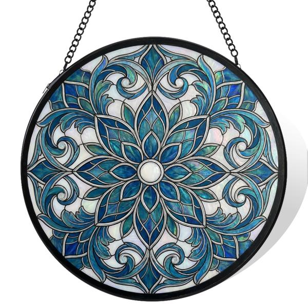 ・Intricate Artistic Design: The design of each hand-painted window suncatcher is a unique work of art with high ornament...