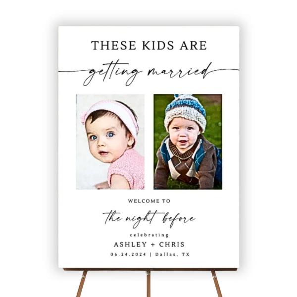 ・[CUSTOMIZE NOW] this The Night Before sign for your party to make it perfect.・[PERFECT FOR REHEARSAL DINNER]: This Nigh...