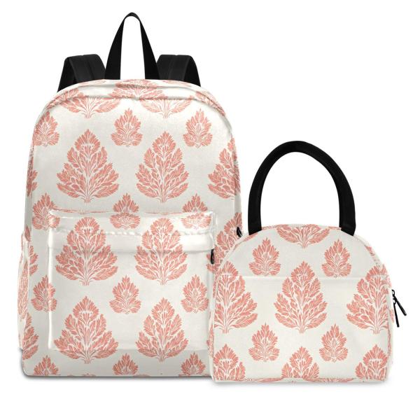 ・Complete Set Included - Backpack + lunch bag for seamless daily use・Secure Laptop Storage - Dedicated padded sleeve fit...